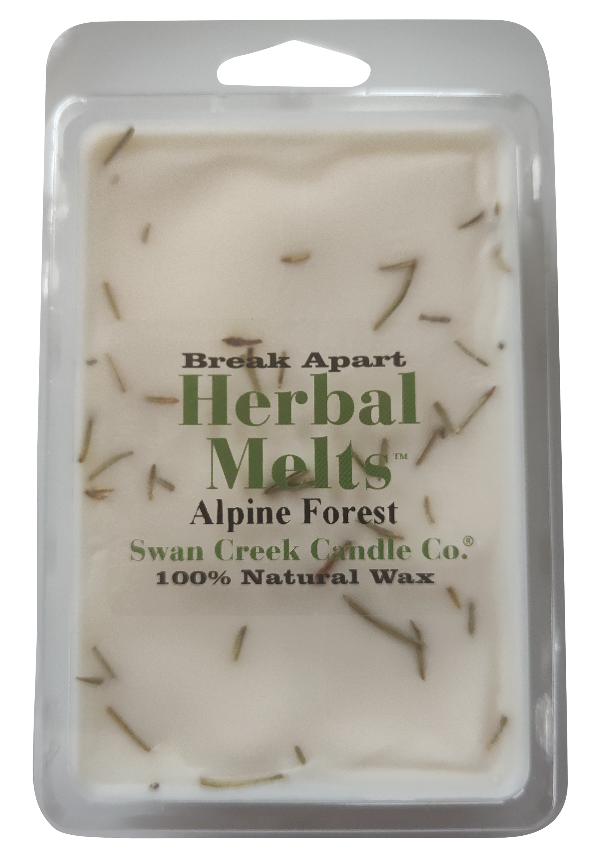 Swan Creek Candle Co. Alpine Forest Drizzle Melts Scented Melting Wax ...
